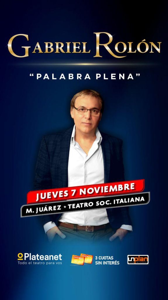 Llega Gabriel Rolón a Marcos Juárez – Red Panorama Marcos Juarez